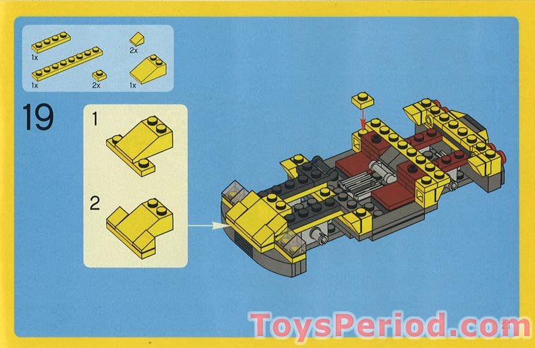 LEGO 4939 Cool Cars Instructions and Parts List