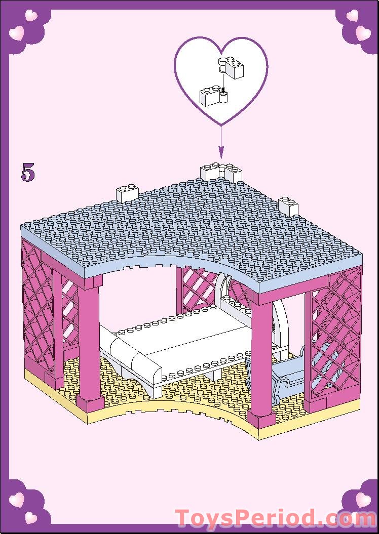 LEGO 5895 Belville Family Villa Instructions and Parts List