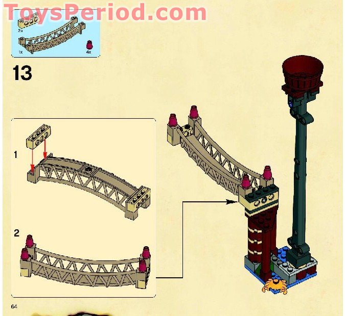 LEGO 6253 Shipwreck Hideout Instructions and Parts List