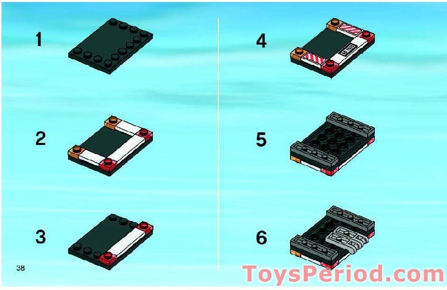 LEGO 7635 4wd with Horse Trailer Instructions and Parts List
