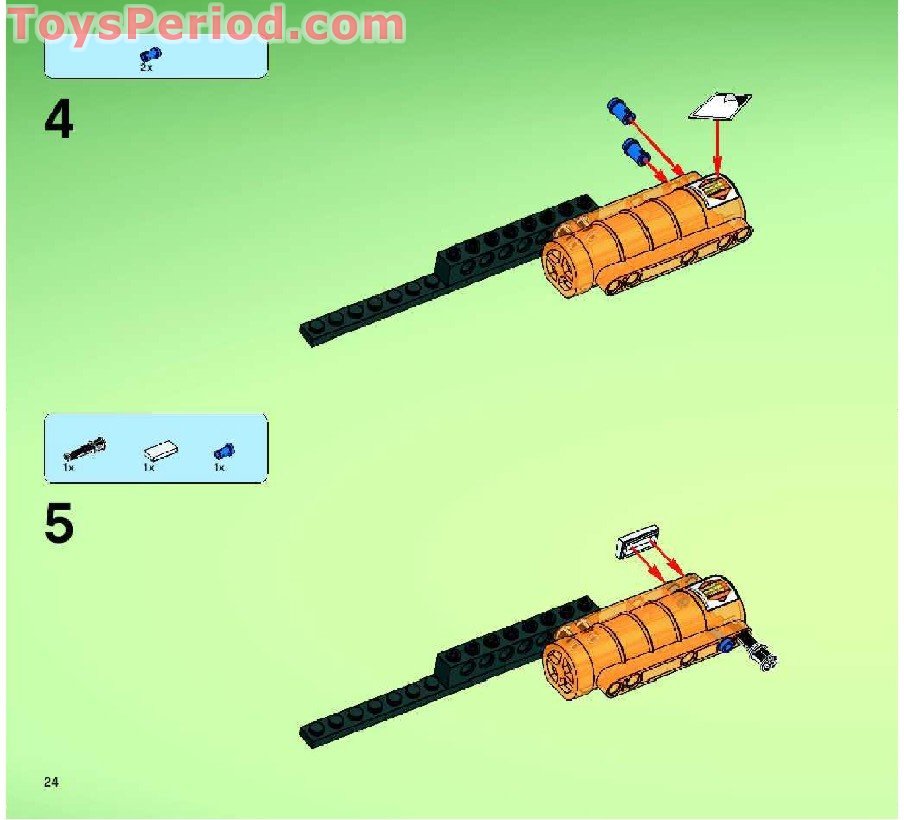 LEGO 7647 MX-41 Switch Fighter Instructions and Parts List