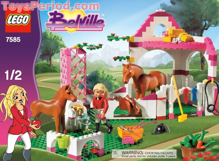 LEGO 7585 Pony Stable Instructions and Parts List