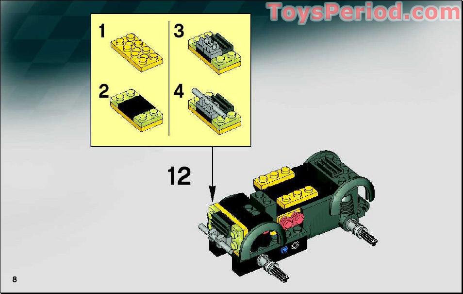 LEGO 8670 Jump Master Instructions and Parts List