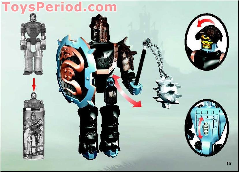 LEGO 8706 Karzon Instructions and Parts List