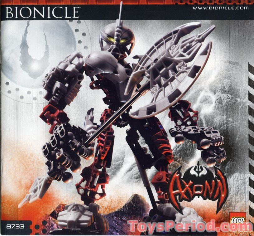 LEGO 8733 Axonn Instructions and Parts List