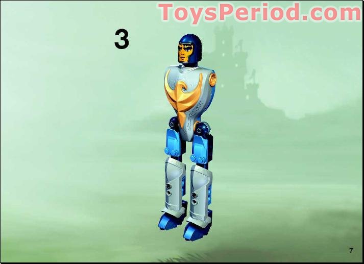 LEGO 8792 Sir Jayko Instructions and Parts List