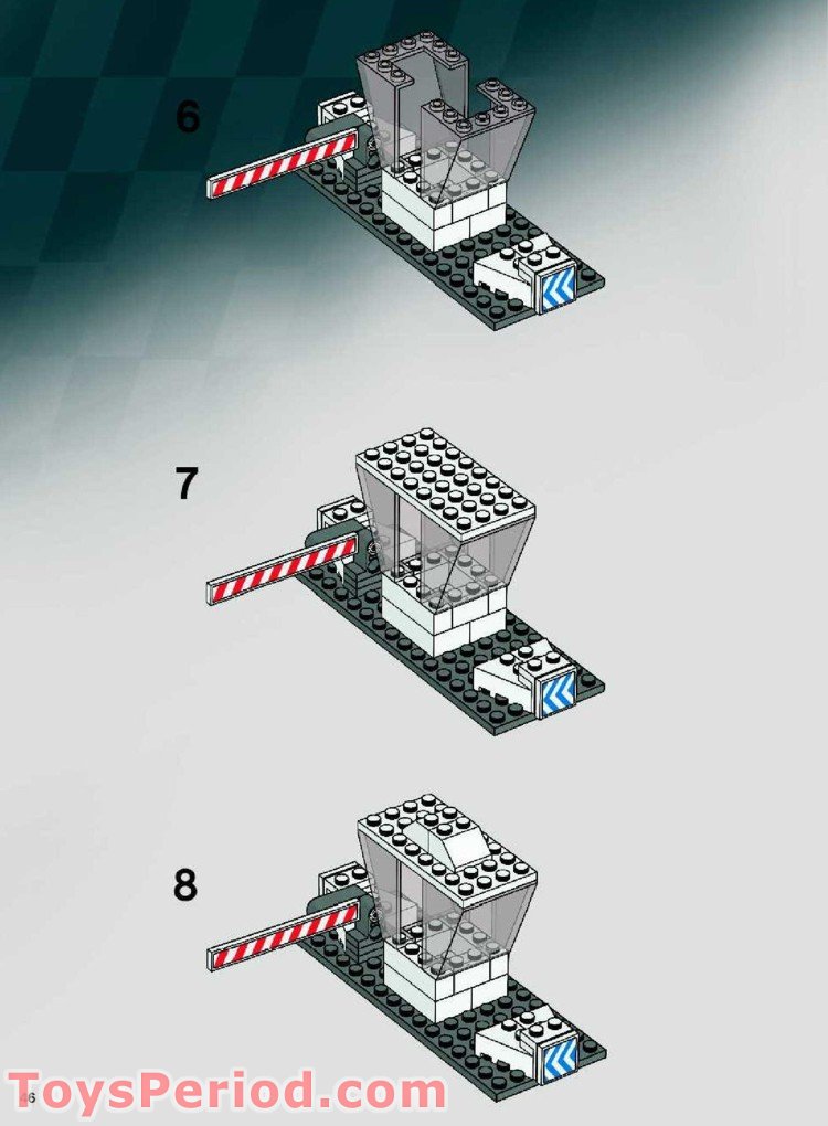LEGO 8147 Bullet Run Instructions and Parts List