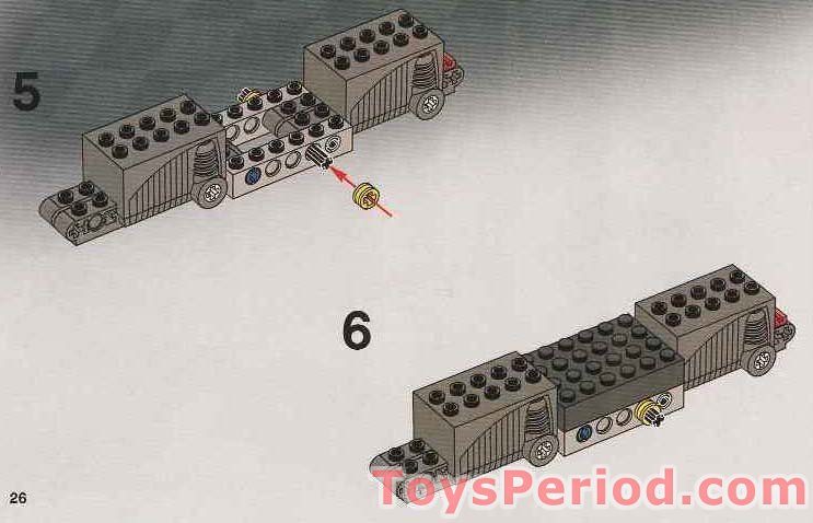 LEGO 8490 Desert Hopper Instructions and Parts List