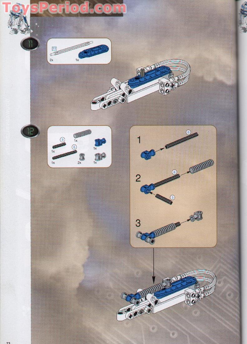 LEGO 9748 Droid Developer Kit Instructions and Parts List