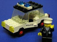 Town Theme Sets - LEGO 6623 Police Car 100% Complete Vintage Town Set