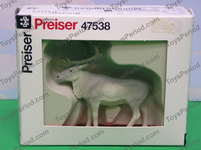 G Scale - Preiser 47538 Buck Deer Handpainted G Scale Animal Reindeer