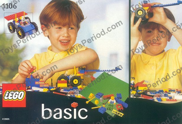 LEGO 1106-2 Basic Building Set Instructions and Parts List