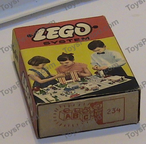 LEGO 234 Letter Bricks Instructions and Parts List