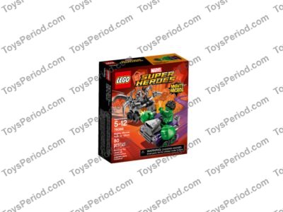 LEGO 76066 Mighty Micros: Hulk vs. Ultron Set Parts List