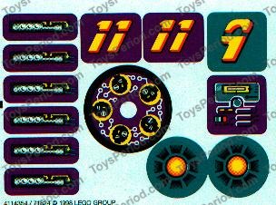 LEGO Sets with Part 3038stk01 Sticker Sheet for Set 3038 - (4114354/71824)