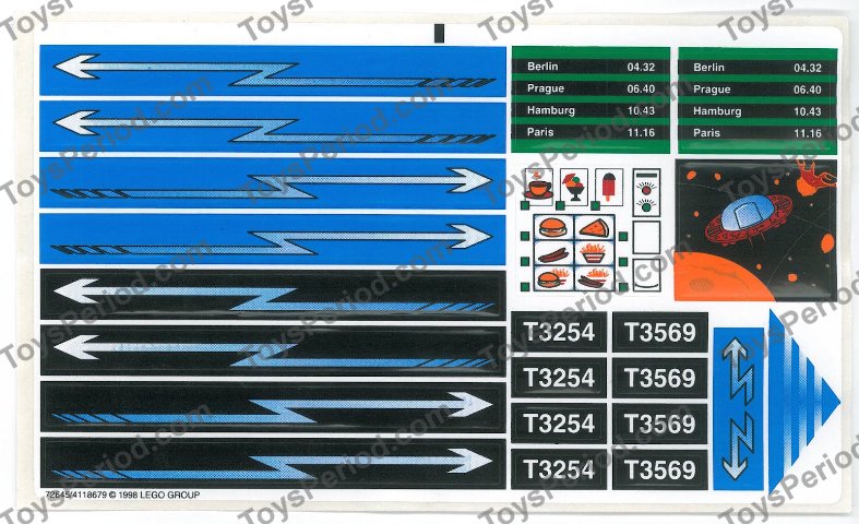 LEGO Sets with Part 4561stk01 Sticker Sheet for Set 4561 - (72645/4118679)