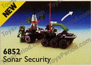 LEGO 6852 Sonar Security Instructions and Parts List
