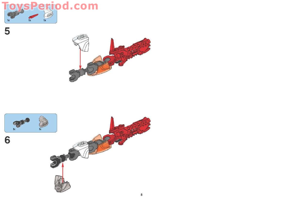 LEGO 6293 Furno Instructions and Parts List