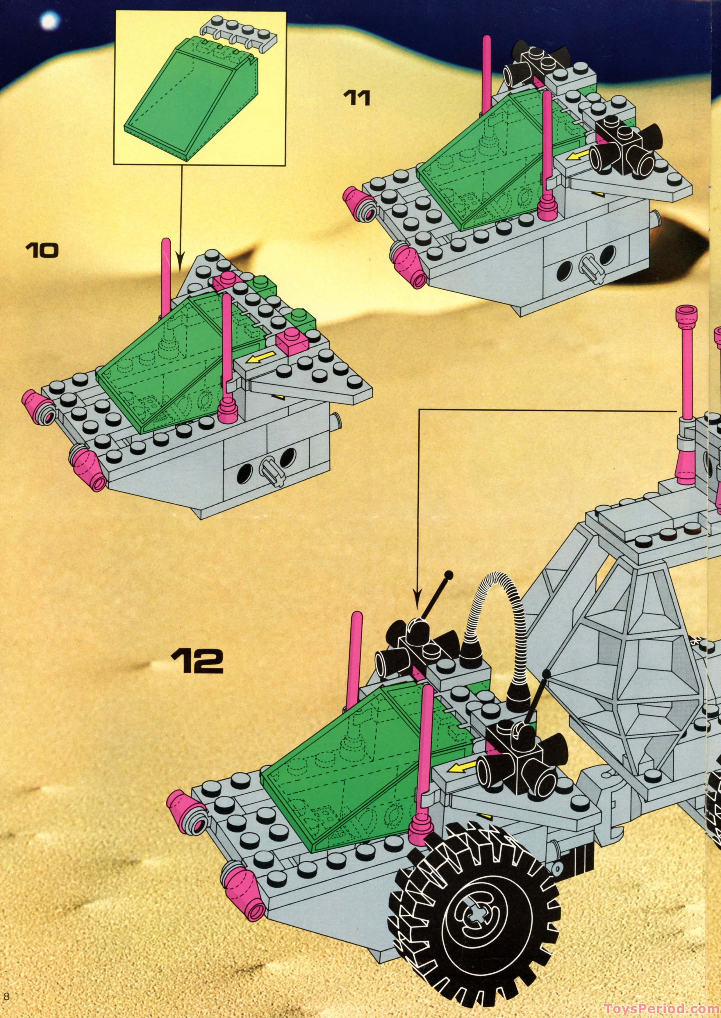 LEGO 6952 Solar Power Transporter Instructions and Parts List