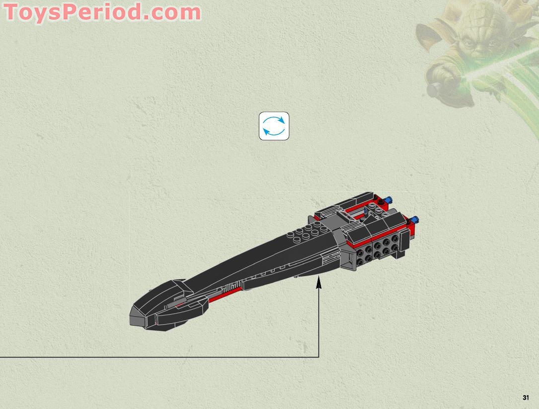 LEGO 75018 Jek-14's Stealth Starfighter Instructions and Parts List