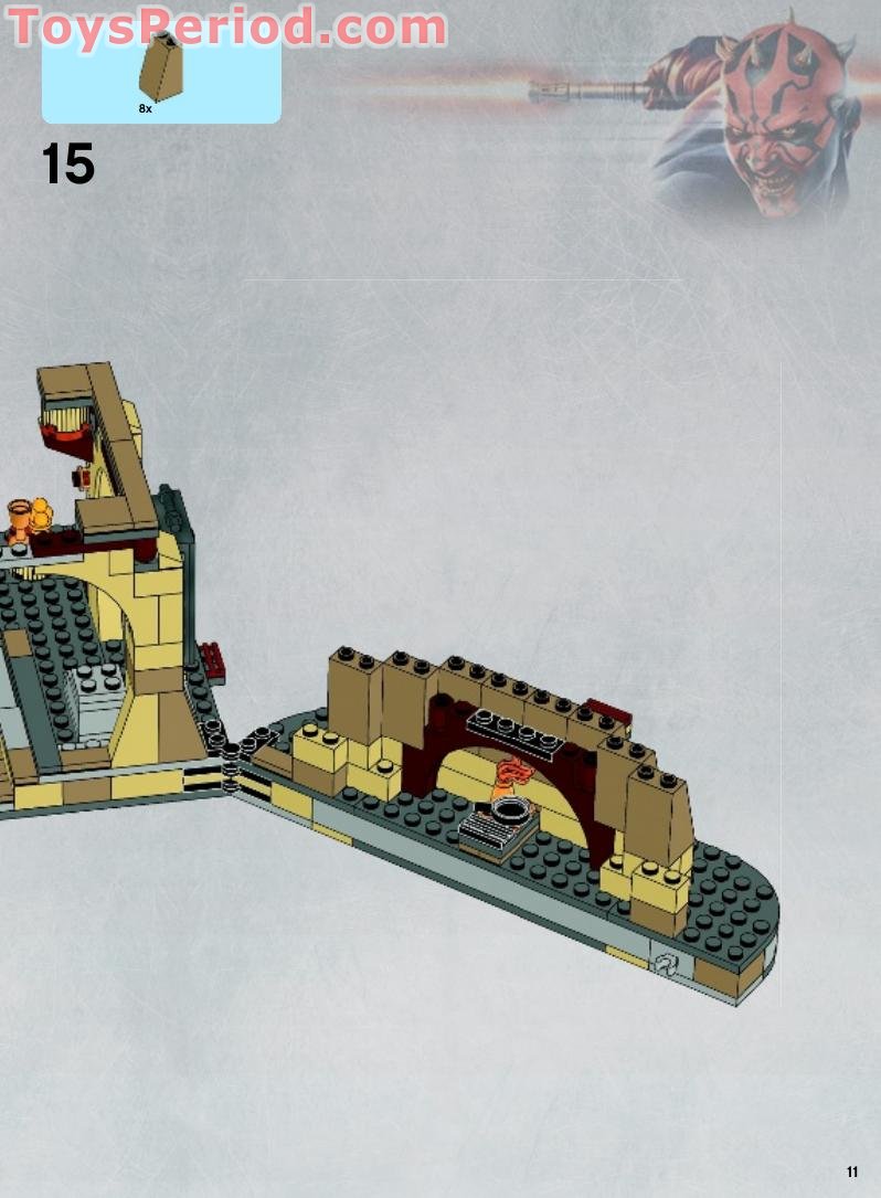 LEGO 9516 Jabba's Palace Instructions and Parts List