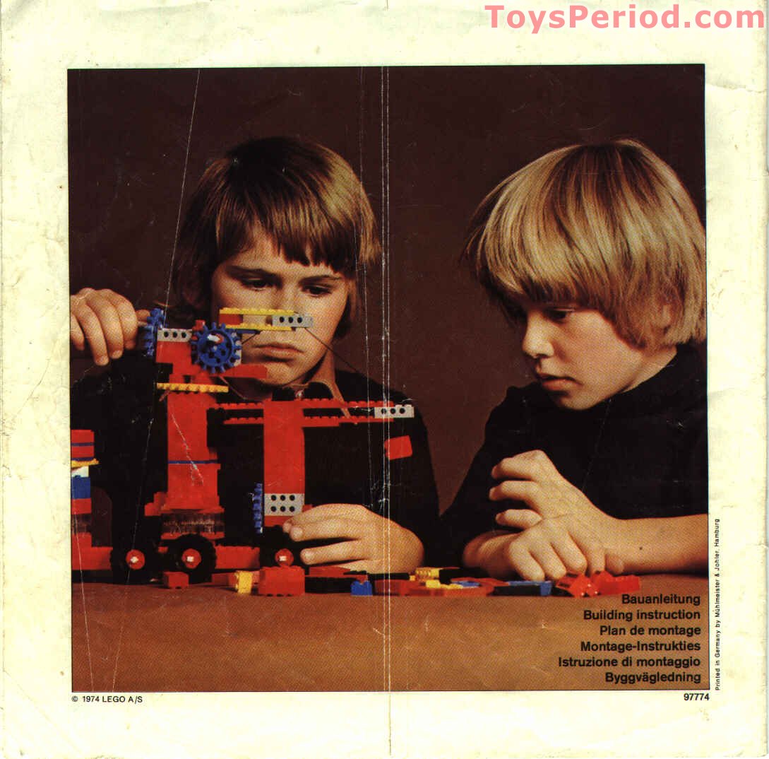 LEGO 810-3 Gear Truck Set Instructions and Parts List