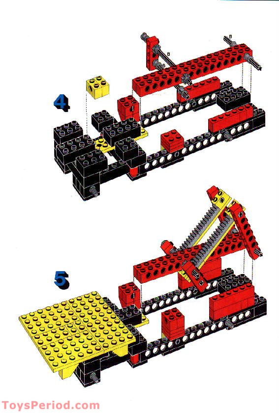 LEGO 955 Mobile Crane Instructions and Parts List