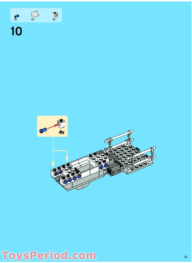 LEGO 10191 Star Justice Instructions and Parts List