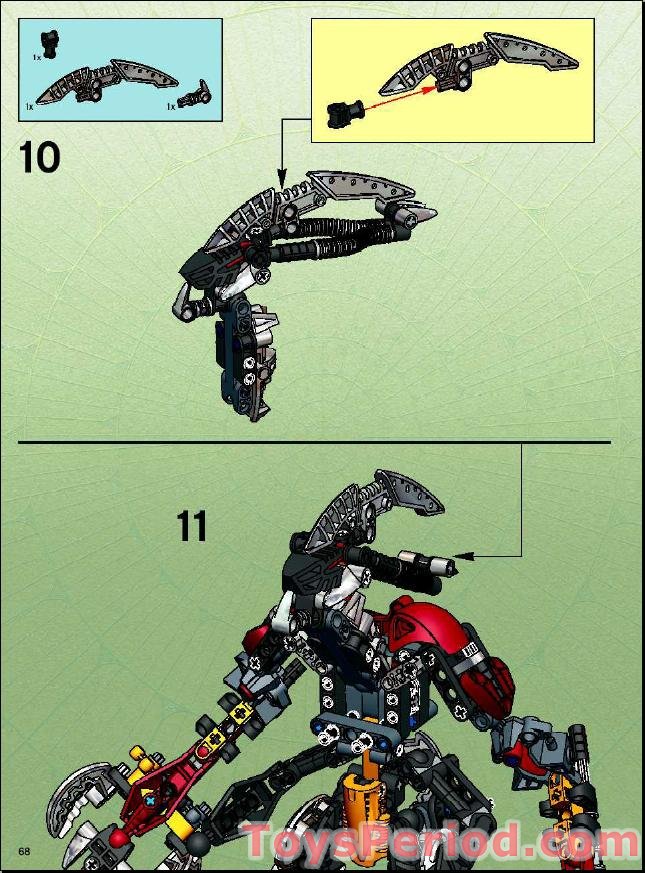 LEGO 10203 Voporak Instructions and Parts List