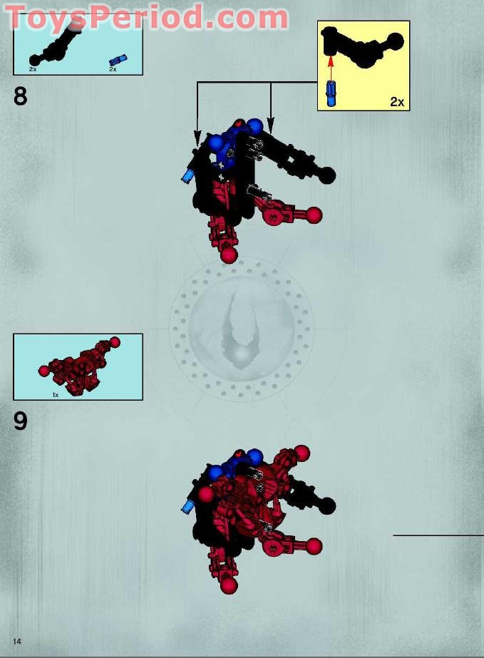 LEGO 10204 Vezon and Kardas Instructions and Parts List