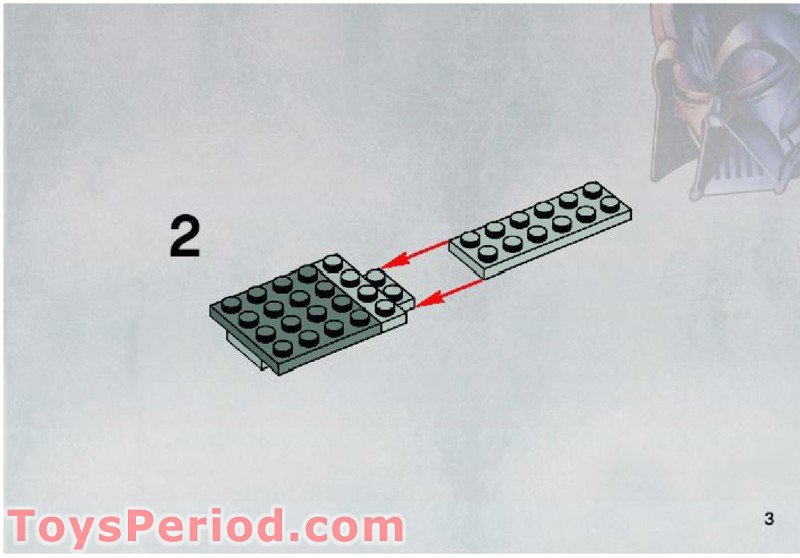 LEGO 20009 Mini AT-TE Walker Instructions and Parts List