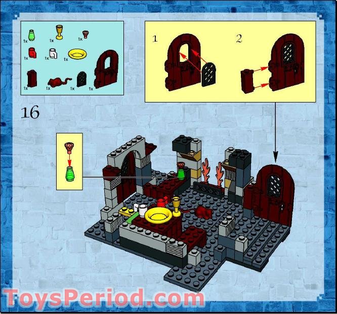 LEGO 4754 Hagrid's Hut (2nd Edition) Instructions and Parts List