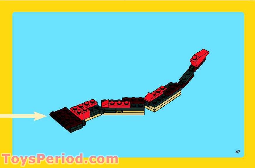 LEGO 4994 Fierce Creatures Instructions and Parts List