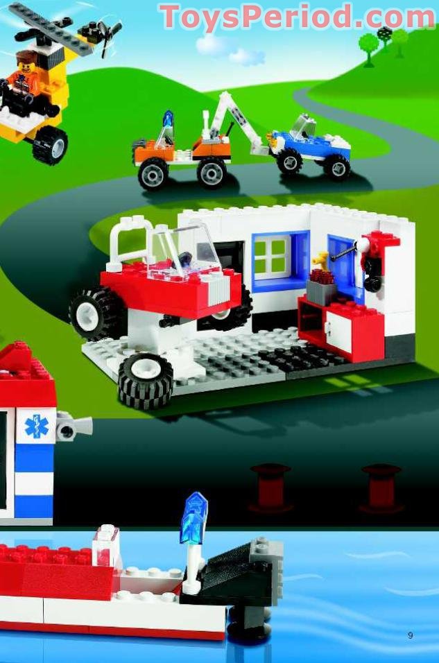 LEGO 6164 LEGO Rescue Building Set Instructions and Parts List
