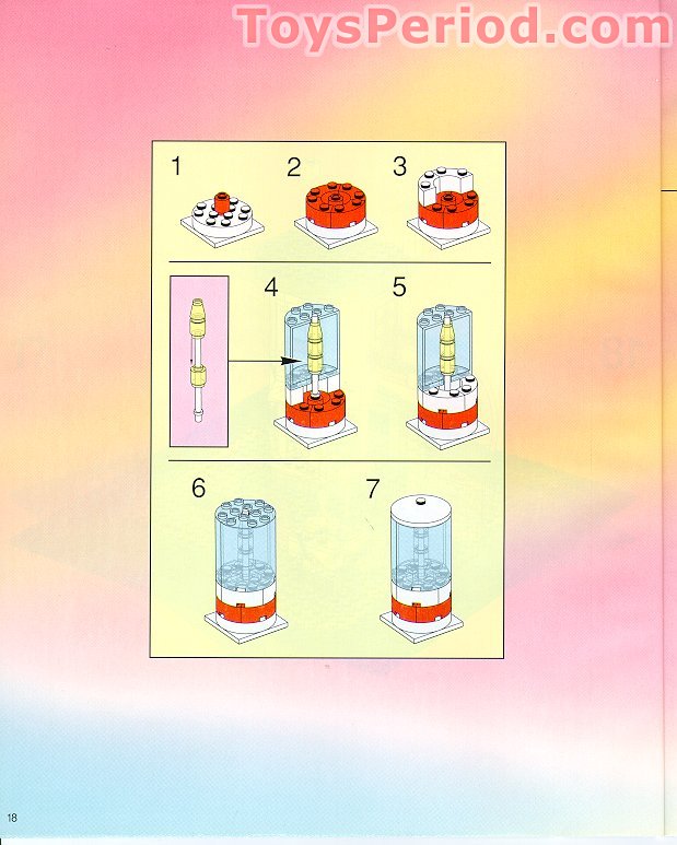 LEGO 6414 Dolphin Point Instructions and Parts List