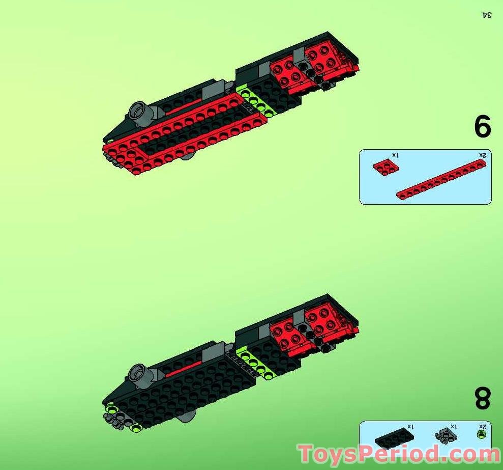LEGO 7646 ETX Alien Infiltrator Instructions and Parts List