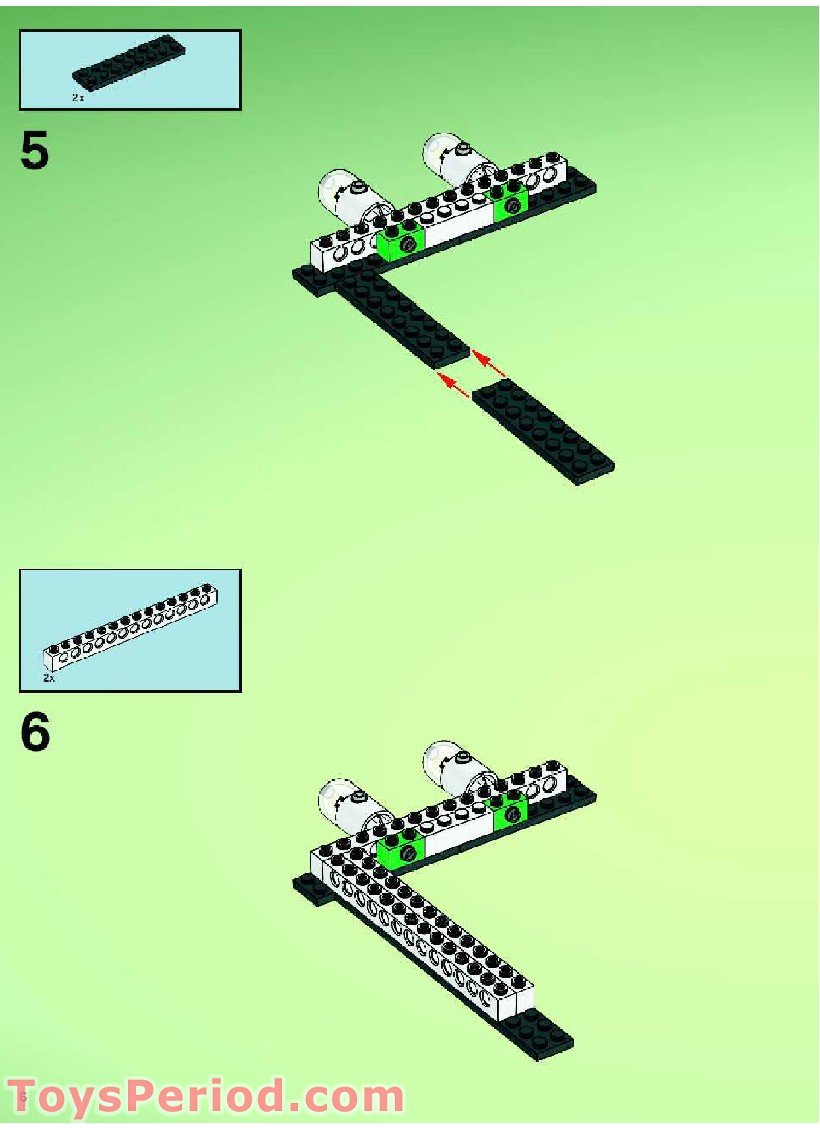 LEGO 7691 ETX Alien Mothership Assault Instructions and Parts List