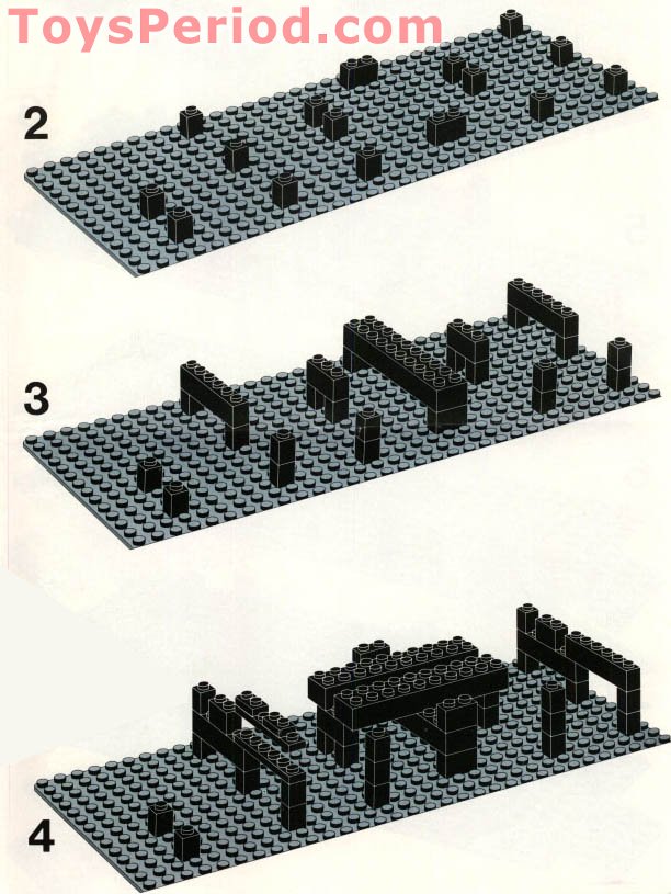 LEGO 7838 Goods Loading Terminal with Wagon Instructions and Parts List