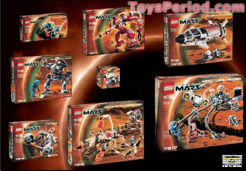 LEGO 7317 Aero Tube Hanger Instructions and Parts List