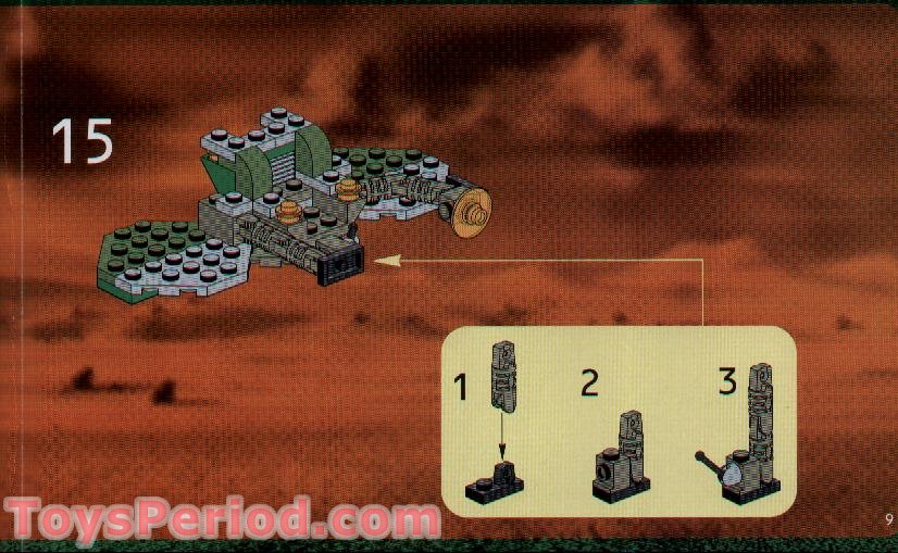 LEGO 7311 Red Planet Cruiser Instructions and Parts List