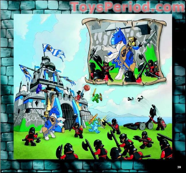 LEGO 8800 Vladek's Siege Engine Instructions and Parts List