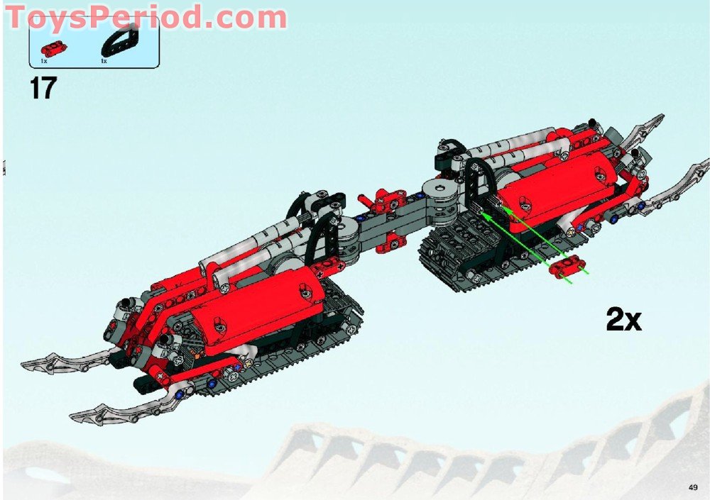 LEGO 8996 Skopio XV-1 Instructions and Parts List