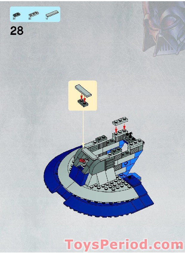 LEGO 8018 Armored Assault Tank (AAT) Instructions and Parts List