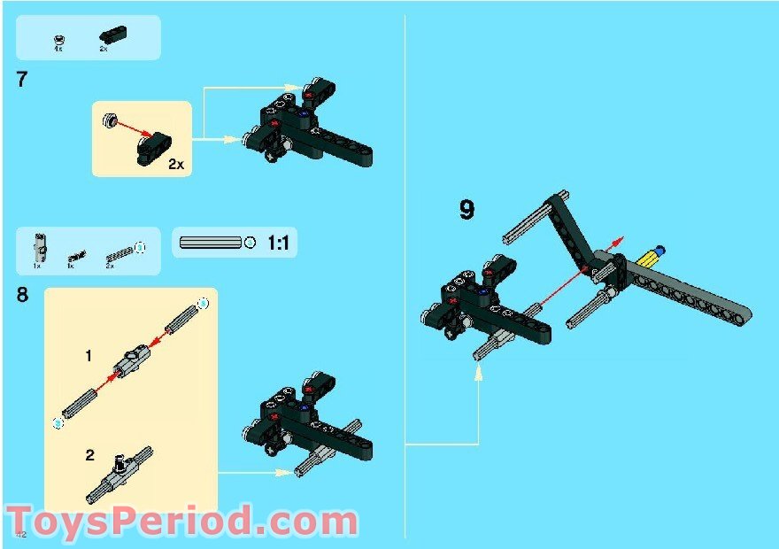 LEGO 8264 Hauler Instructions and Parts List