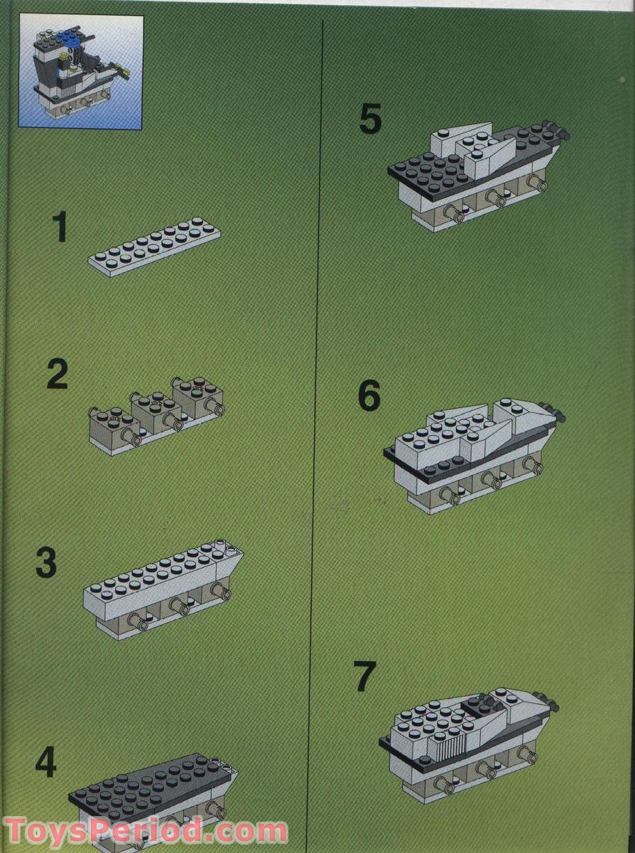LEGO 2154 Robo Master Instructions and Parts List
