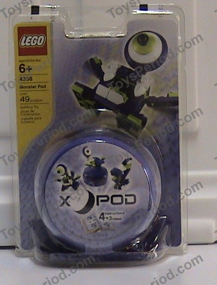LEGO 4338 Monster Pod Instructions and Parts List