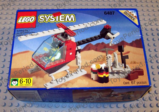 LEGO 6487 Mountain Rescue Instructions and Parts List
