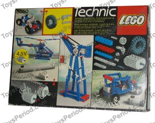 LEGO 8050 Universal Building Set with Motor Instructions and Parts List