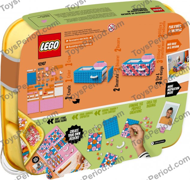 LEGO 41907 Desk Organizer Set Parts List
