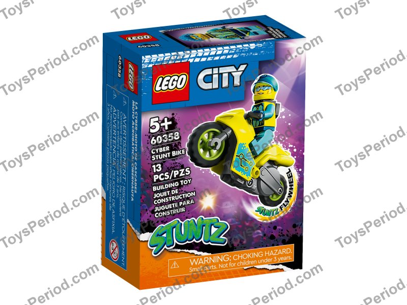 LEGO 60358 Cyber Stunt Bike Set Parts List